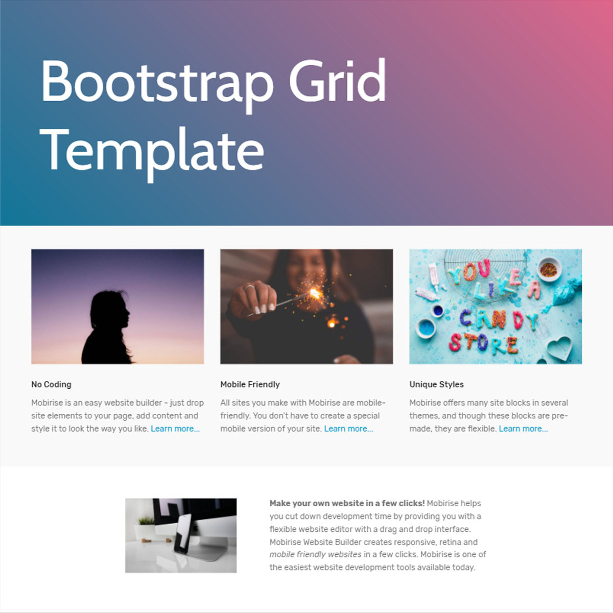 39 Brand New Free HTML Bootstrap Templates 2021